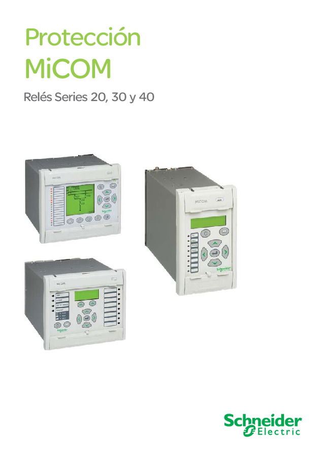 Catálogo Geral de Relés de Proteção MiCOM - Solução para aplicações em ...