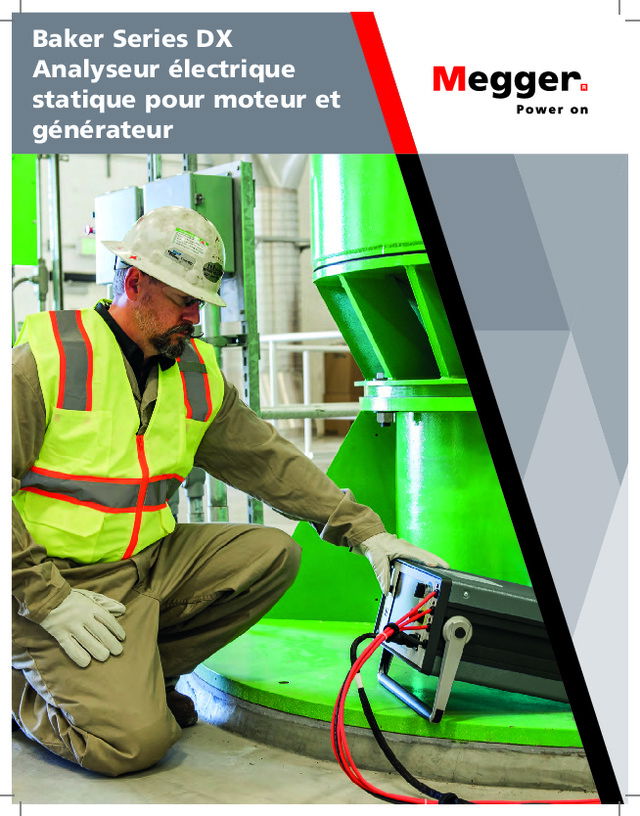 Séries Baker DX : analyseur électrique statique pour moteur et générateur - Voltimum FR