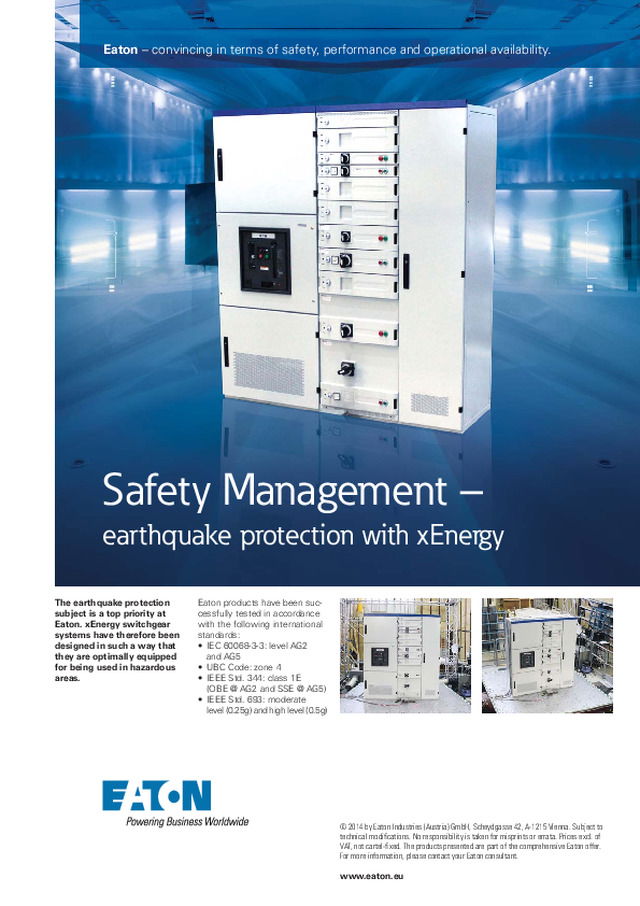 Eaton Safety Management - Voltimum TR