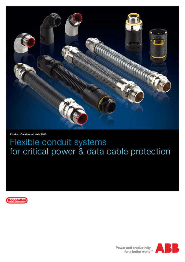 Adaptaflex - Product Catalogue - 2015 - Flexible conduit systems ...