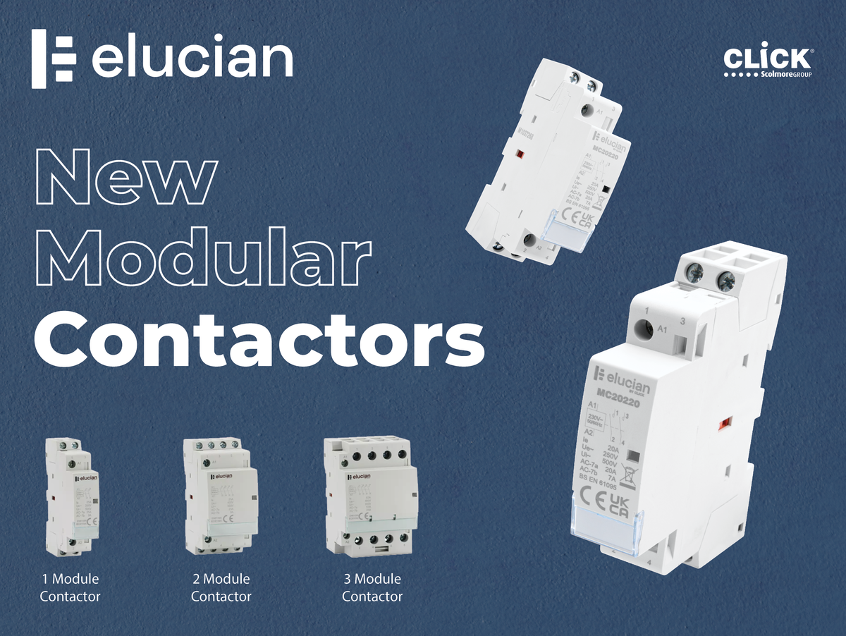 New Modular Contactors added to Elucian consumer unit range - Voltimum UK