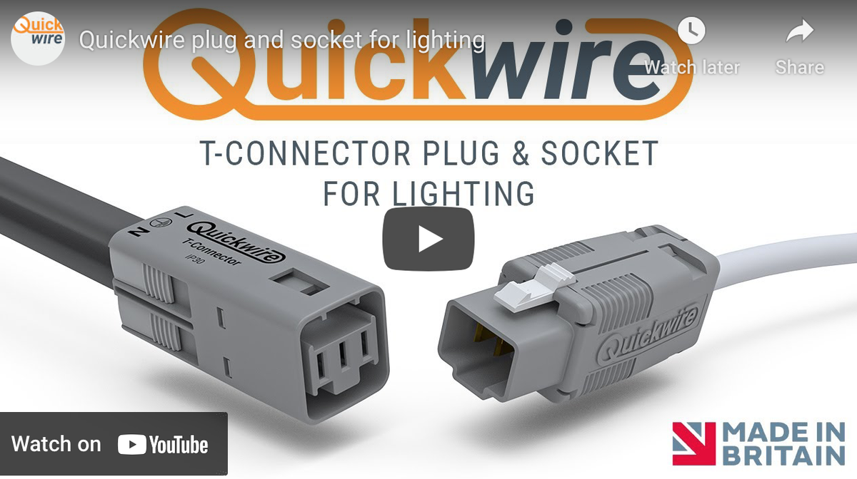 Introducing the new Quickwire T-Connector plug and socket - Voltimum UK