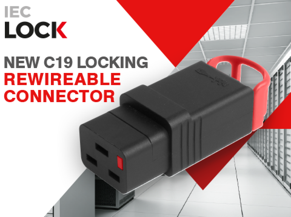 IEC Lock adds new locking rewireable connector to the range - Voltimum UK