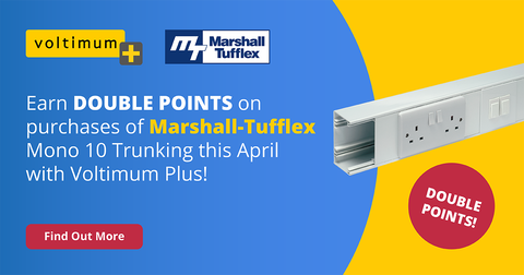 Marshall-Tufflex: double points promotion on Mono 10 Trunking this April - Voltimum UK