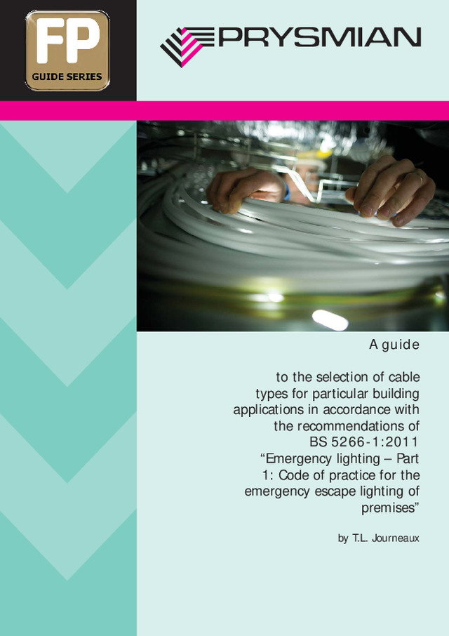 Prysmian - A Guide to the Selection of Cable Types for Particular ...
